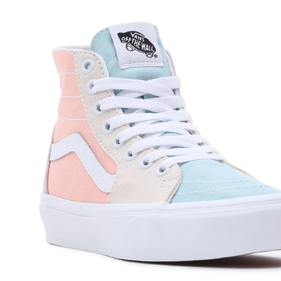 VANS UA SK8-HI TAPERED PASTEL BLOCK VN0A5KRUBS5-BS5 Colorful