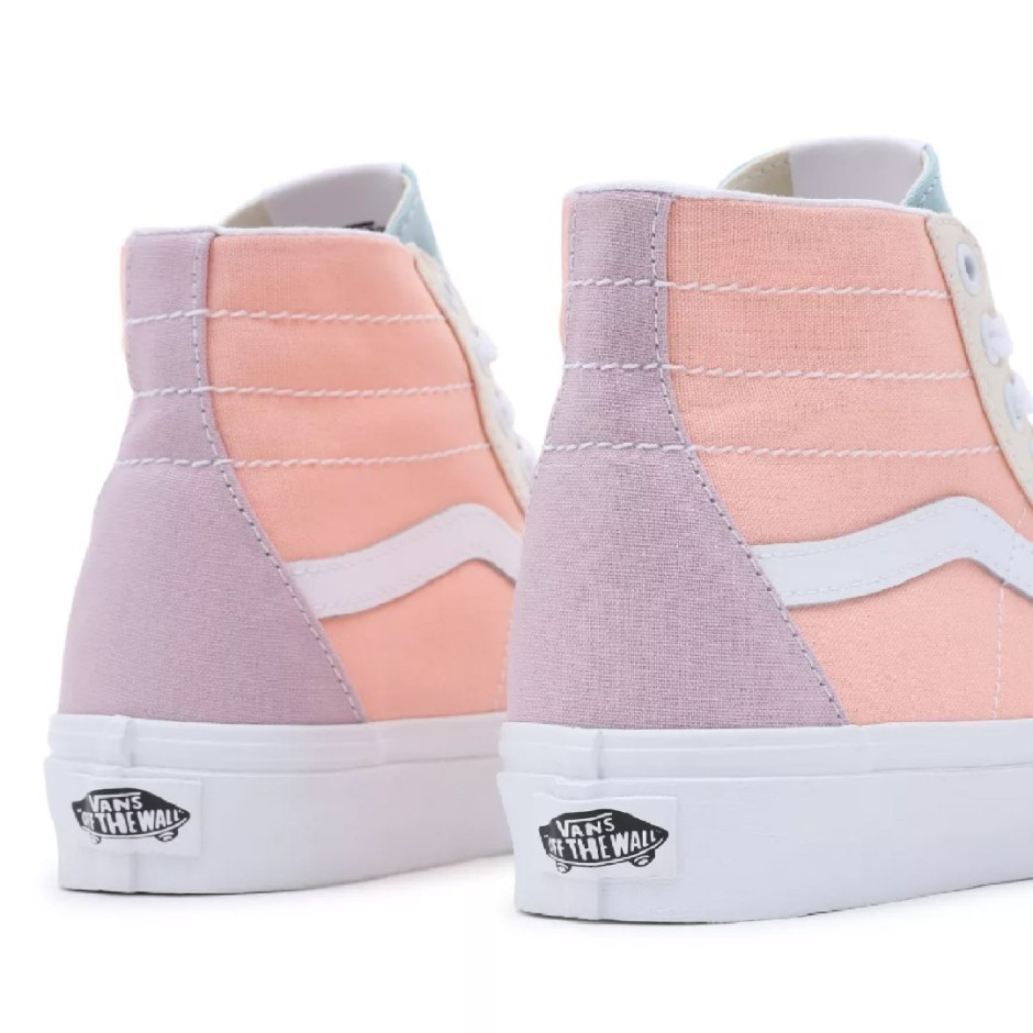 VANS UA SK8-HI TAPERED PASTEL BLOCK VN0A5KRUBS5-BS5 Colorful