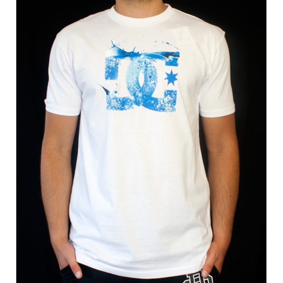 TShirt DC MASTER LOGO 51200399 White - Zakcret.gr