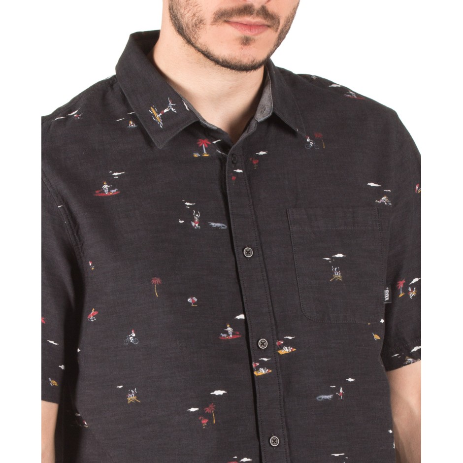 VANS TRES PALMAS SS VA3711PFP-PFP Black - Zakcret.gr