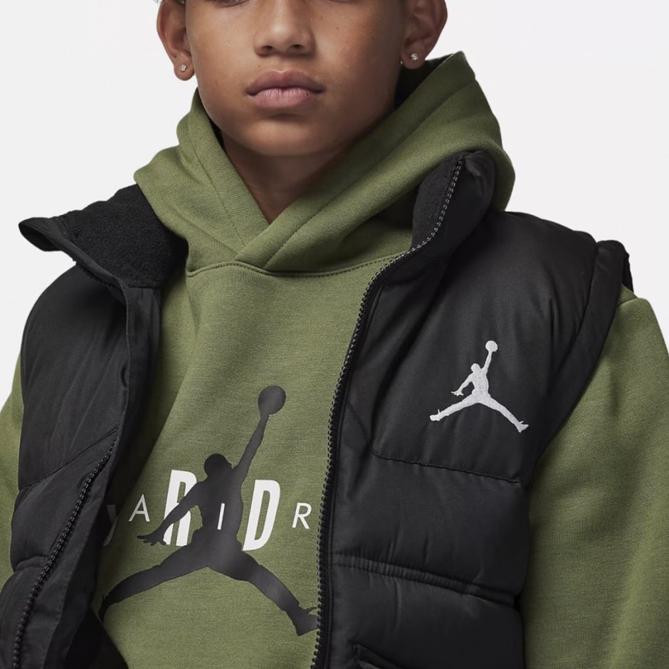 JORDAN JDB JUMPMAN SUSTAINABLE PULLOV 95B910-EF9 Κhaki